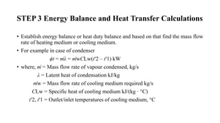 Design method for shell tube heat exchanger | PPTX | Chemistry | Science
