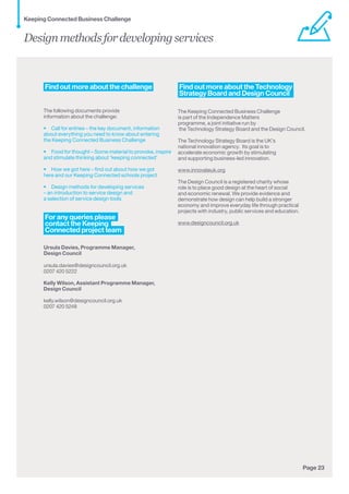 Design methods for developing services | PDF