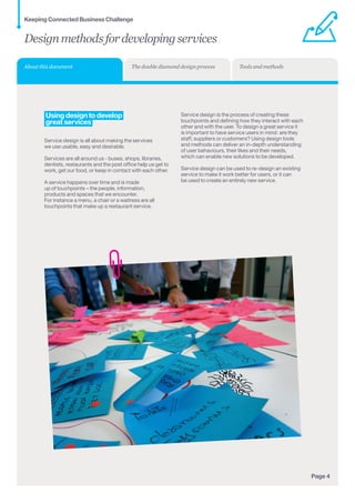 Design methods for developing services | PDF | Information Services ...