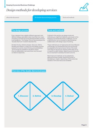 Design methods for developing services | PDF