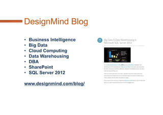 DesignMind Microsoft Business Intelligence SQL Server | PPT