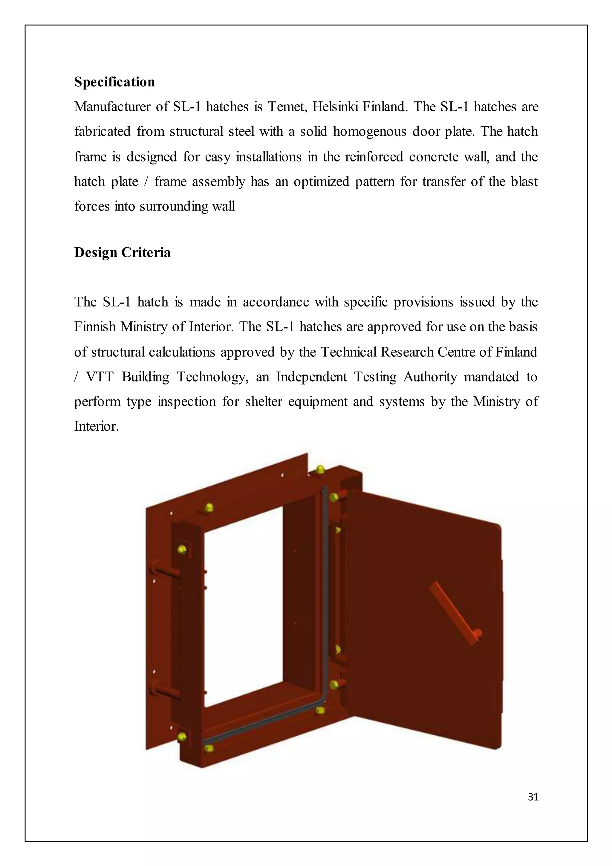Design & mitigation of blast resistant doors (Numerical Analysis) | DOCX
