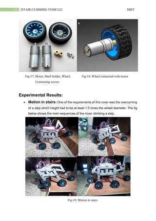 Design, Modification and Manufacturing of a Stair Climbing Vehicle | PDF