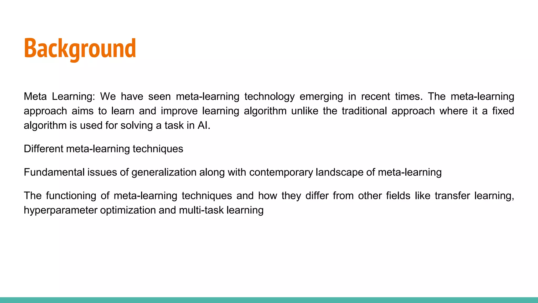 Design neural networks with meta learning | PPT