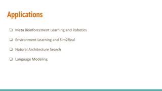 Design neural networks with meta learning | PPT