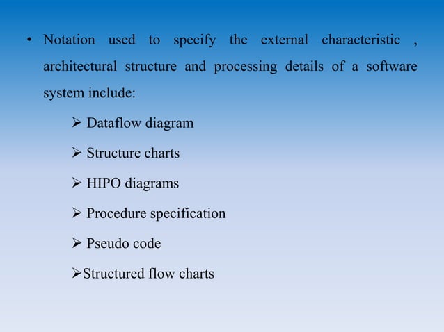 Design notation | PPTX | Programming Languages | Computing
