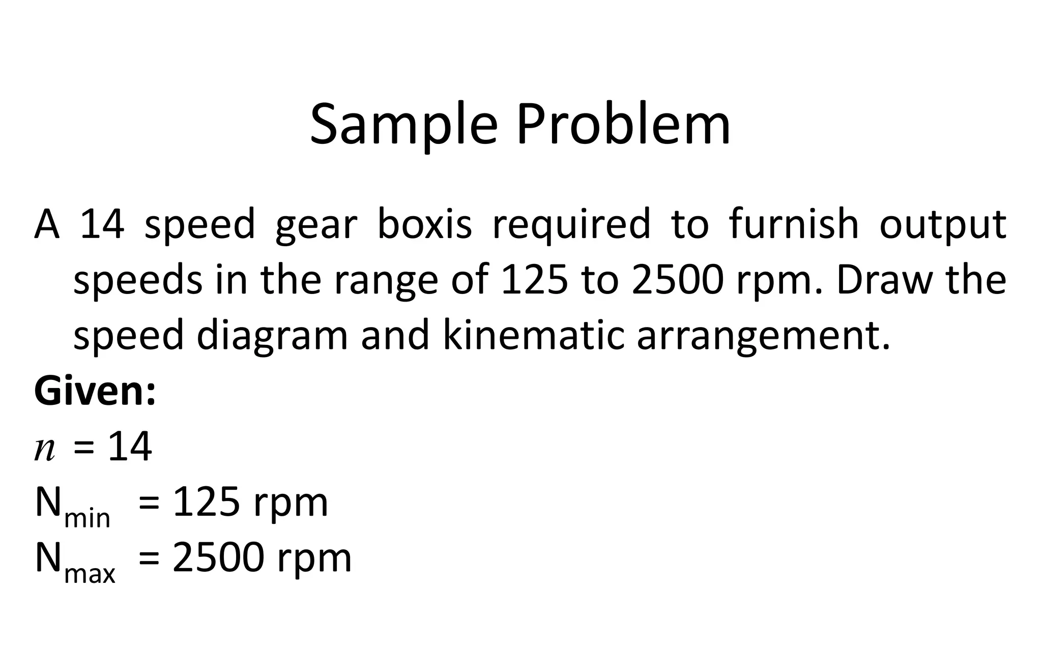 Design of 14 speed gear box | PPTX