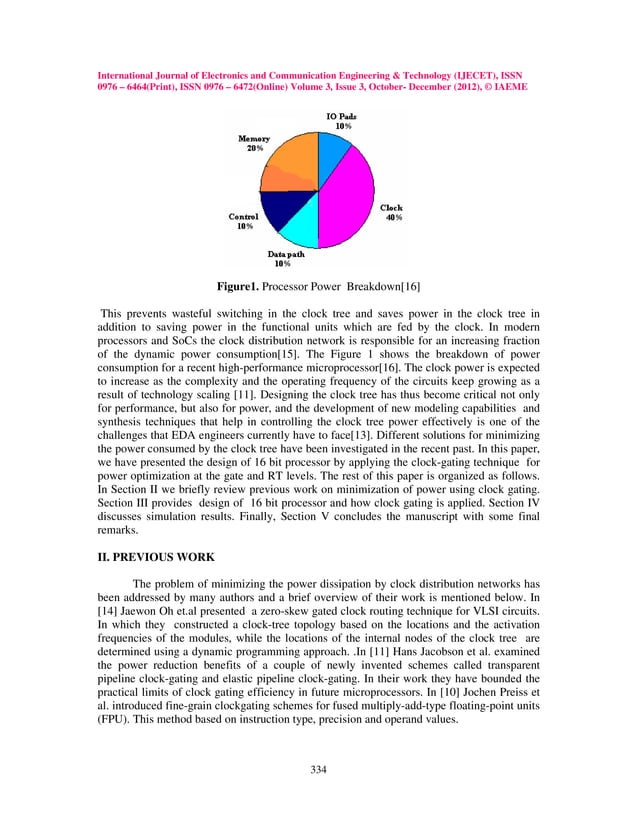 Design Of 16 Bit Low Power Processor Using Clock Gating Technique 2 3 Pdf