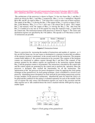 Design of 16 bit low power processor using clock gating technique 2-3 | PDF | Computing ...