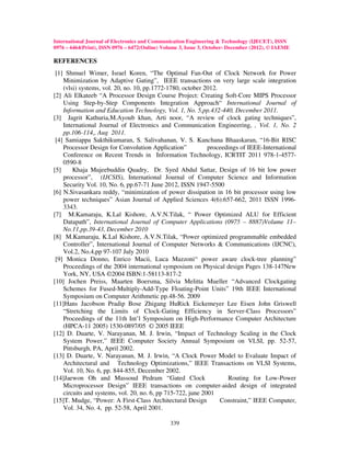 Design of 16 bit low power processor using clock gating technique 2-3 | PDF | Computing ...