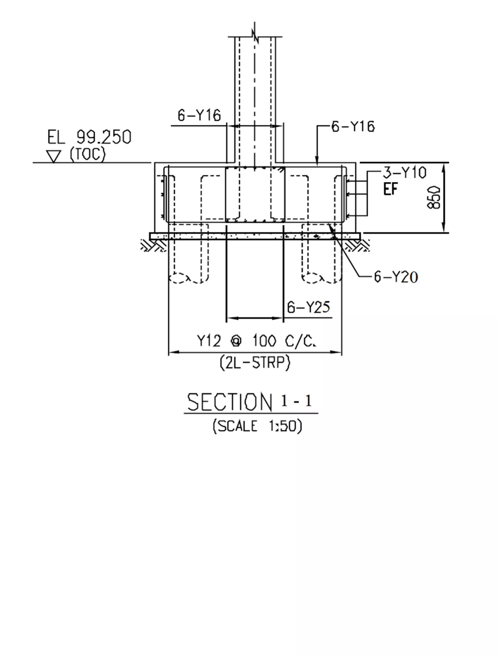 Design of 3 piles pile cap | PDF