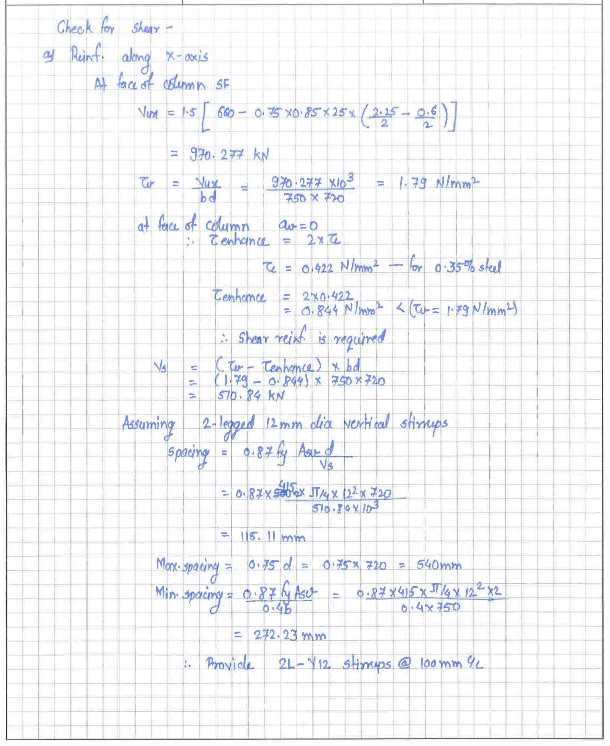 Design of 3 piles pile cap | PDF