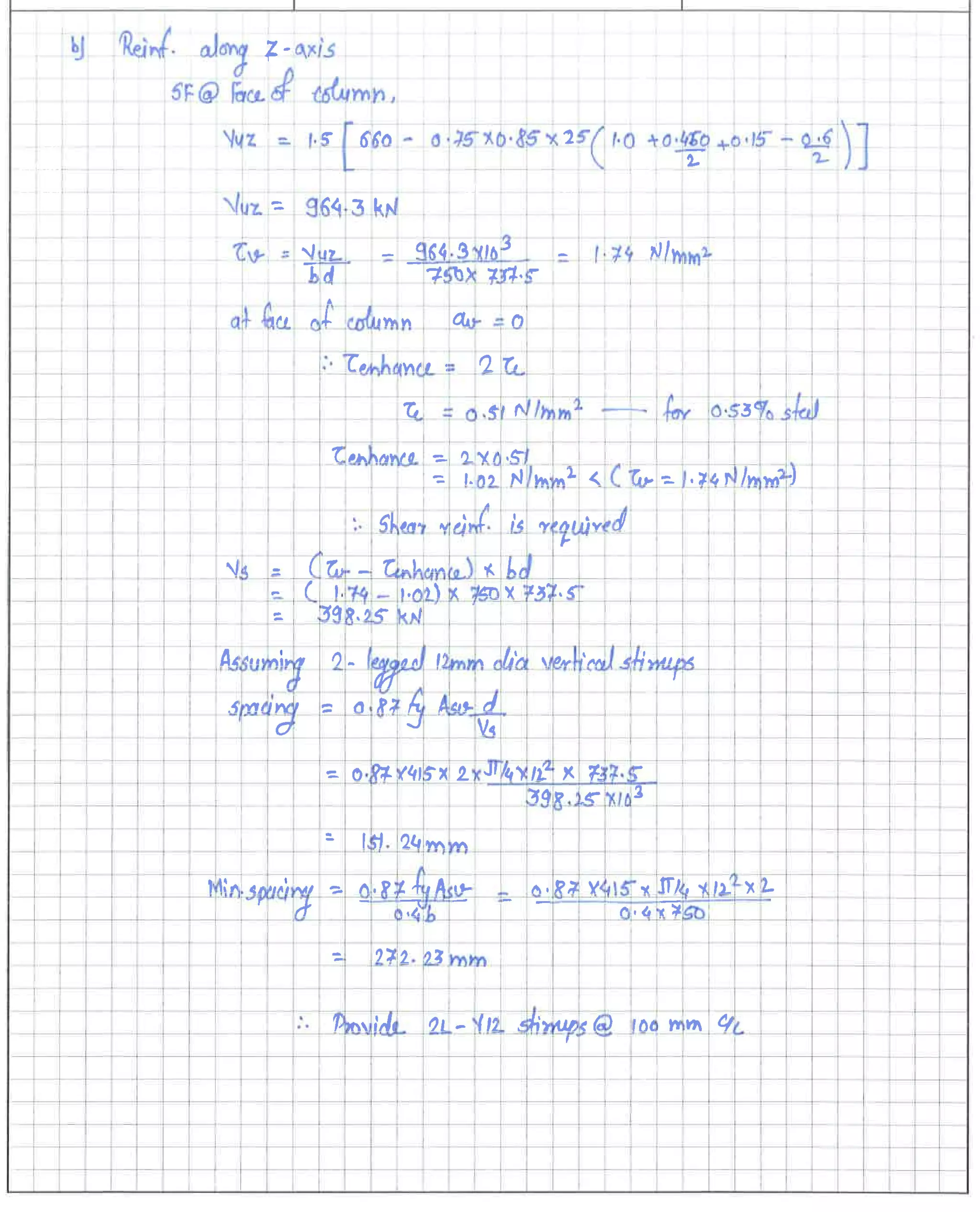 Design of 3 piles pile cap | PDF