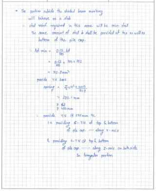 Design of 3 piles pile cap | PDF