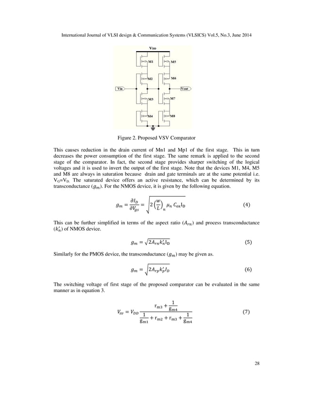 Design of 6 bit flash analog to digital converter using variable ...