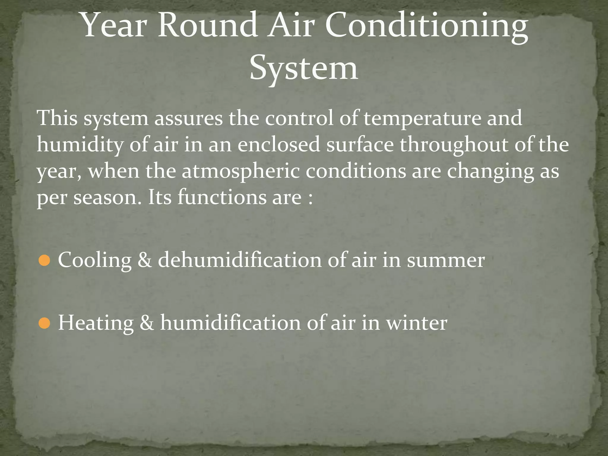 Design of HVAC system for Multiplex | PPTX