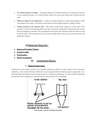 Design of a 600 mhz ddipole antenna | PDF