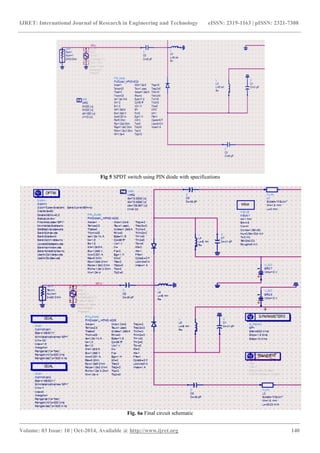 Design of a 90⁰ switched line phase shifter for phased array antennas | PDF