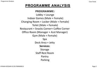 Design Of A Boat Club (Case Study Report) | PPTX