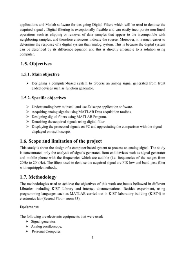 Design of a computer based system to process an analog signal | PDF | Digital Audio | Computer ...