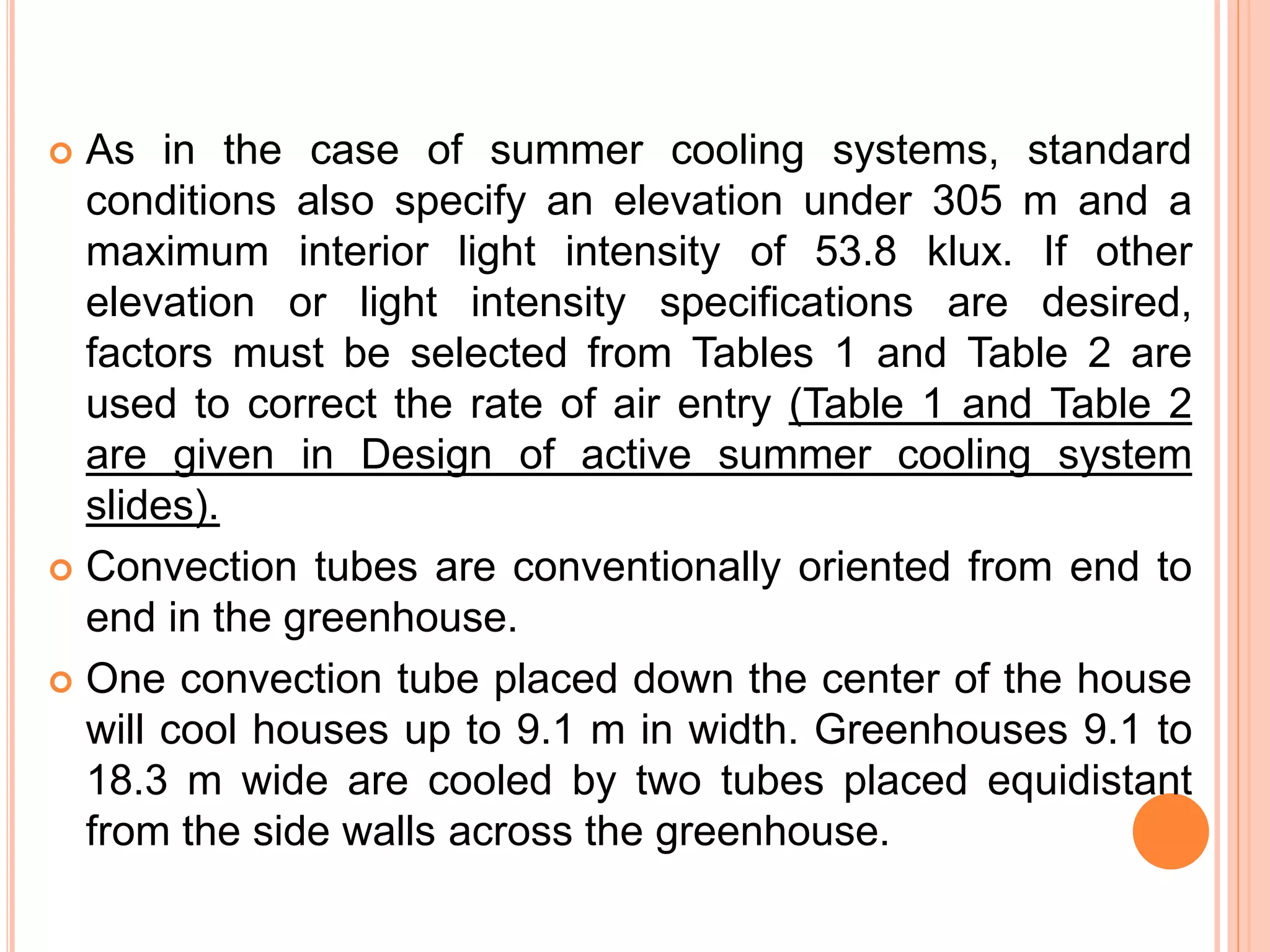 Design of active winter cooling system | PPTX