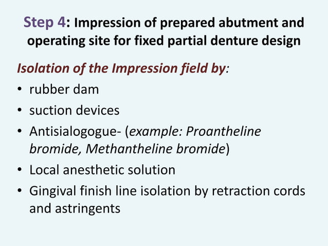 Design of a fixed Partial Denture (with Abutment Tooth Preparation) | PPTX | Dental Health ...