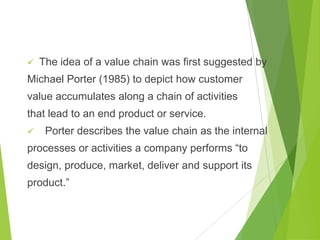 Design of a generic value chain | PPTX | Aviation Industry | Industries