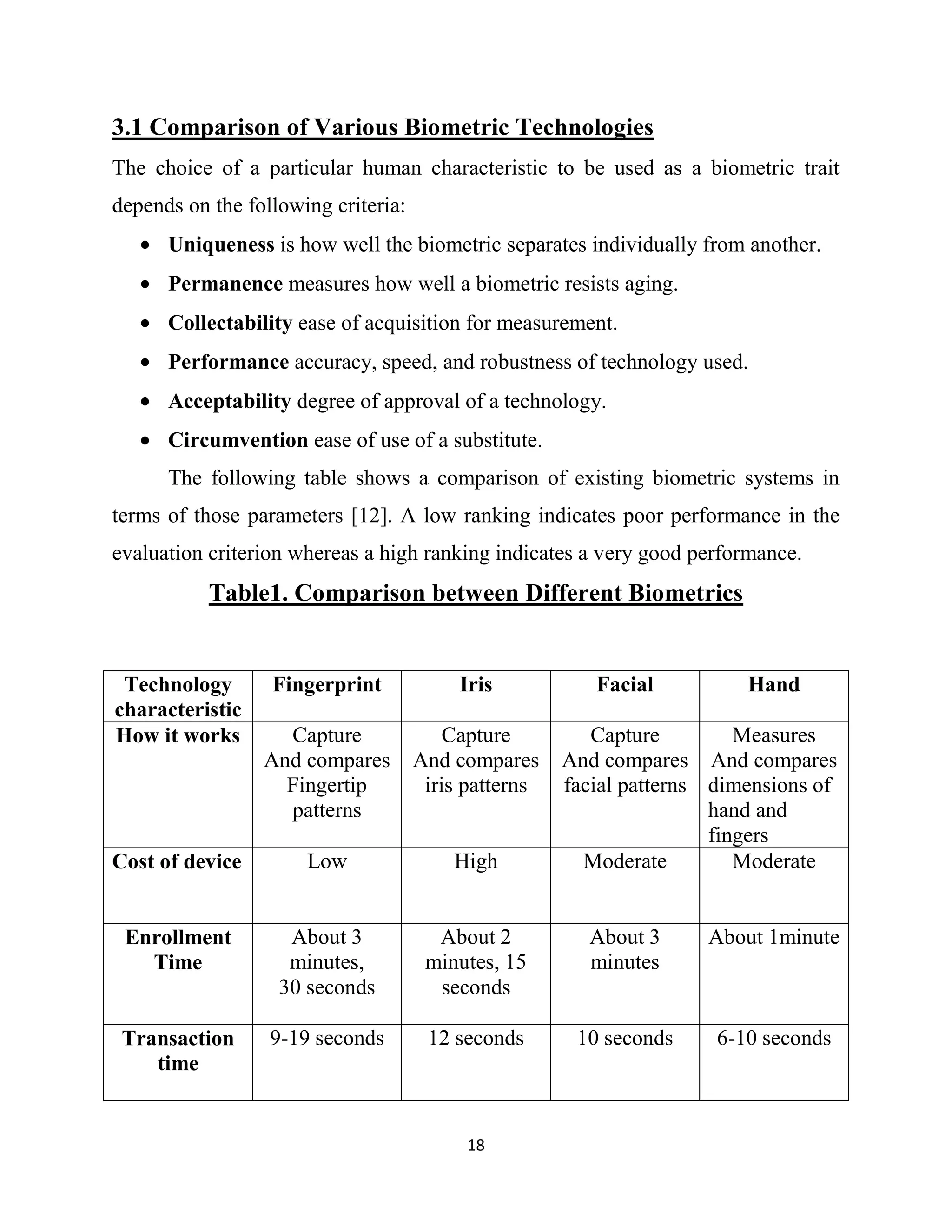 Design of a hand geometry based biometric system | DOCX