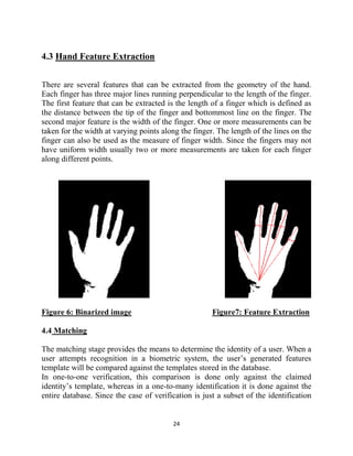Design of a hand geometry based biometric system | DOCX