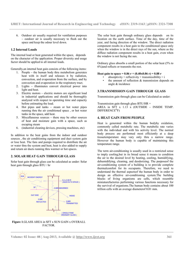 Design of air conditioning and ventilation system for a | PDF