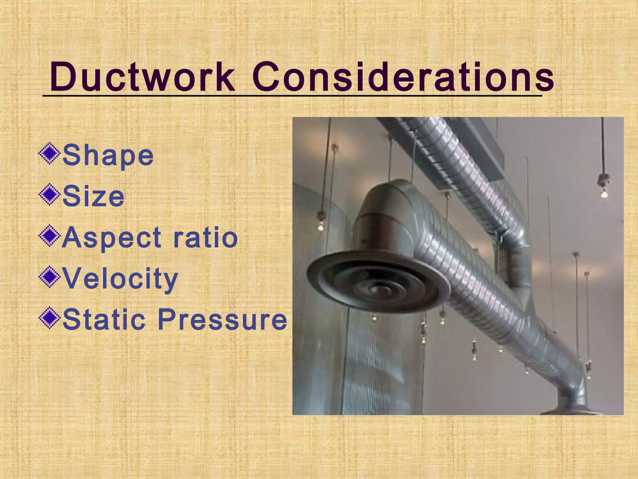 Design of air conditioning duct | PPT