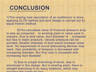 Design of air conditioning duct | PPT