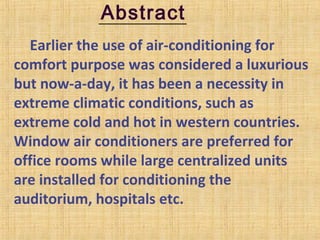 Design of air conditioning duct | PPT