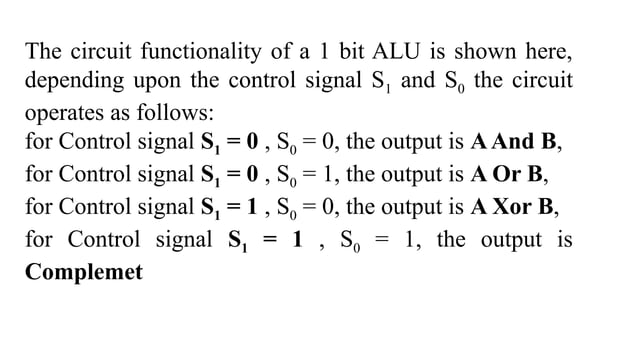 Design of Alu in computer architecture.pptx
