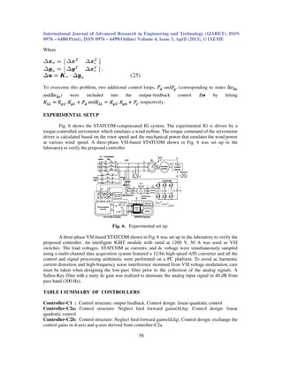 Design of a mode decoupling facts device for voltage control of wind driven induction-2 | PDF