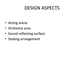 Design of amphitheatre | PPTX