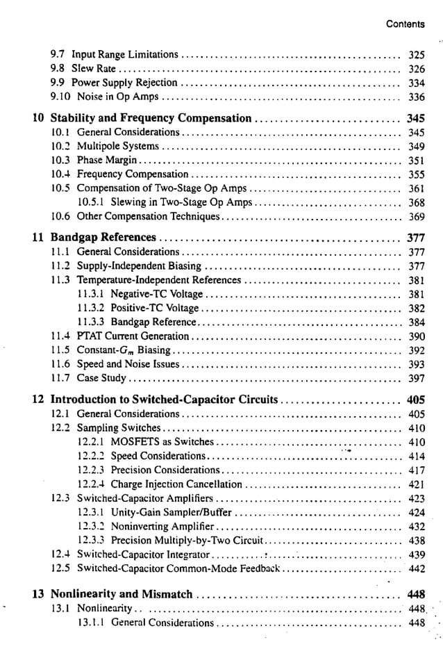 Design of analog cmos integrated circuits | PDF