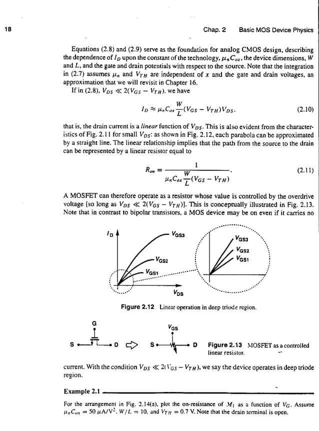 Design of analog cmos integrated circuits | PDF