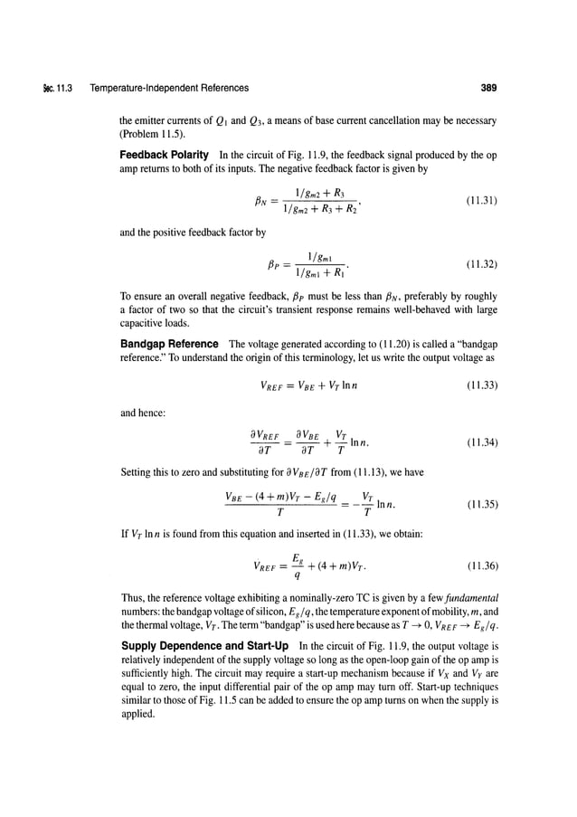 Design of analog_cmos_integrated_circuits_razavi_ch11 | PDF