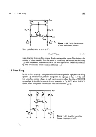 Design of analog_cmos_integrated_circuits_razavi_ch11 | PDF
