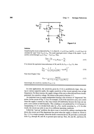 Design of analog_cmos_integrated_circuits_razavi_ch11 | PDF