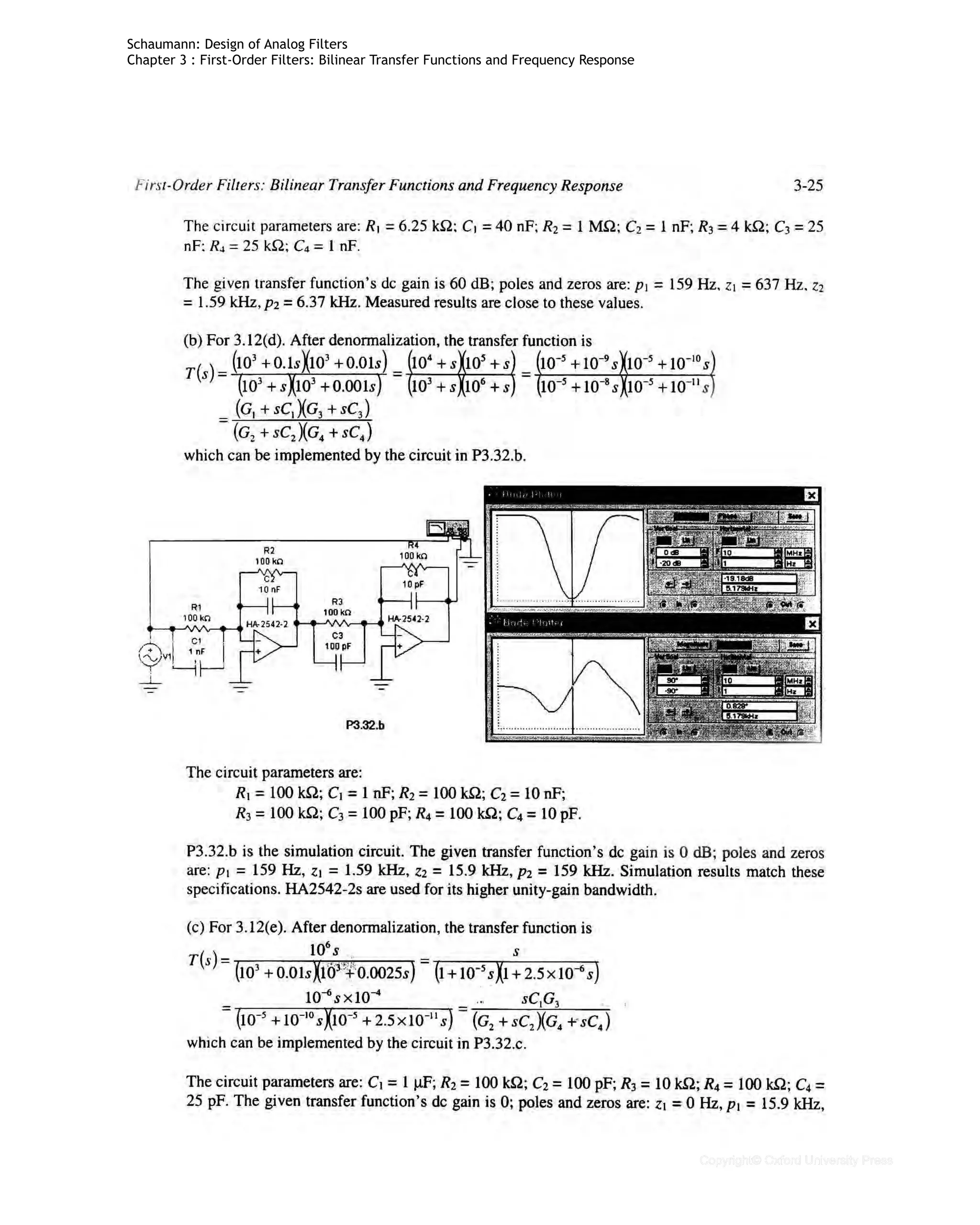 Design of analog filters by rolf schaumann(solution manual) | PDF