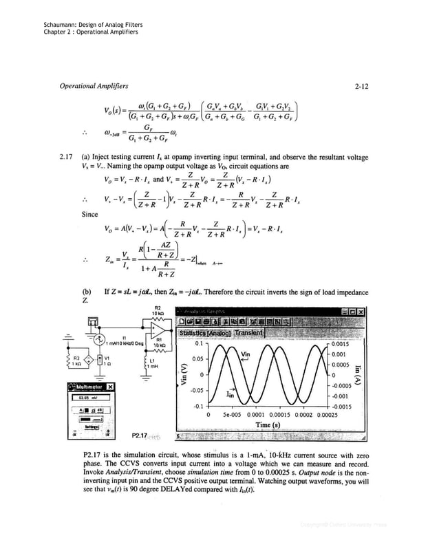 Design of analog filters by rolf schaumann(solution manual) | PDF
