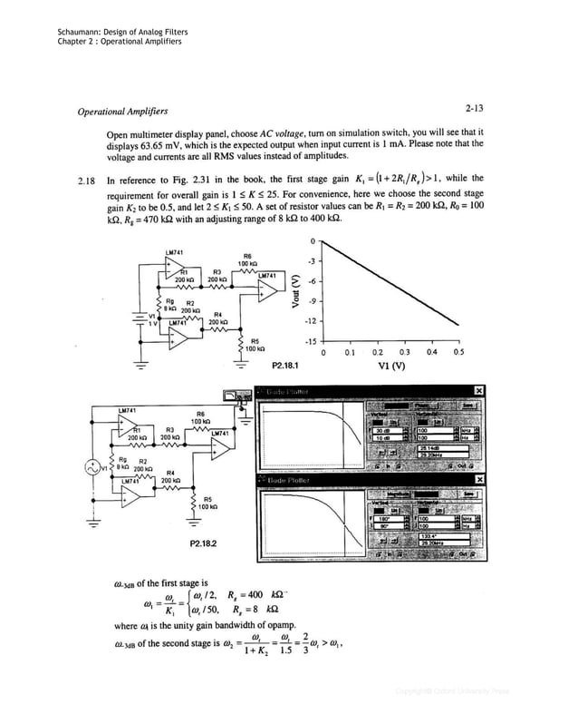Design of analog filters by rolf schaumann(solution manual) | PDF