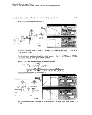 Design of analog filters by rolf schaumann(solution manual) | PDF