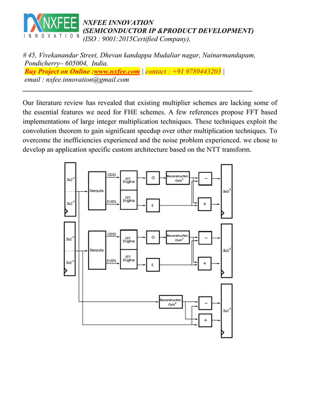 Design of an area efficient million-bit integer multiplier using double modulus ntt | PDF ...