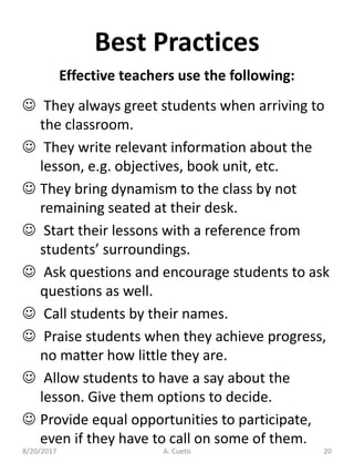 Design of an Effective Lesson | PPTX | Educational Assessment | Education