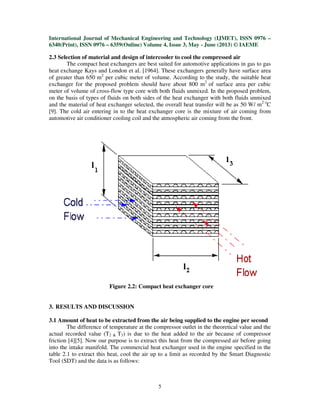 Design of an intercooler of a turbocharger unit to enhance the volumetric | PDF