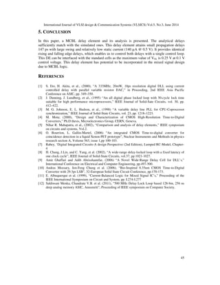 Design of a novel current balanced voltage controlled delay element | PDF