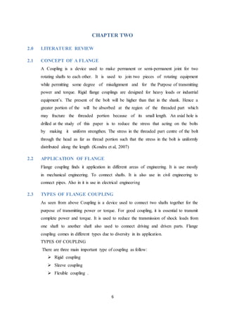 Design of an unprotected flange coupling | DOCX